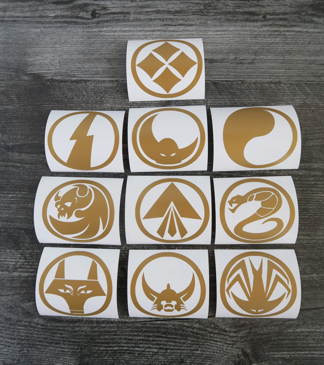 SET of 10 - Ronin Warriors/Samurai Troopers - Decals/Stickers – Akiseo