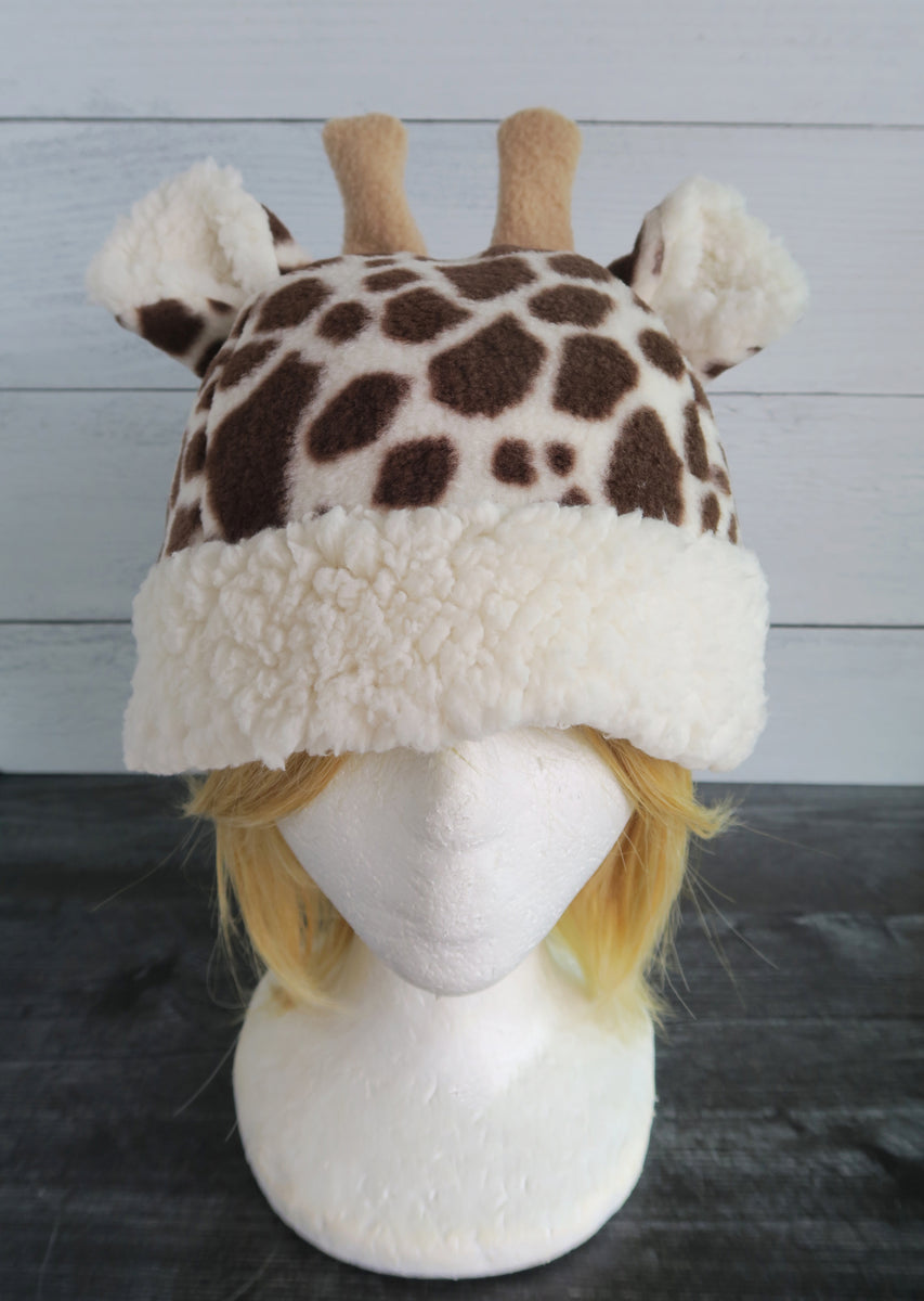 Giraffe Fleece Hat - Sherpa Hat – Akiseo