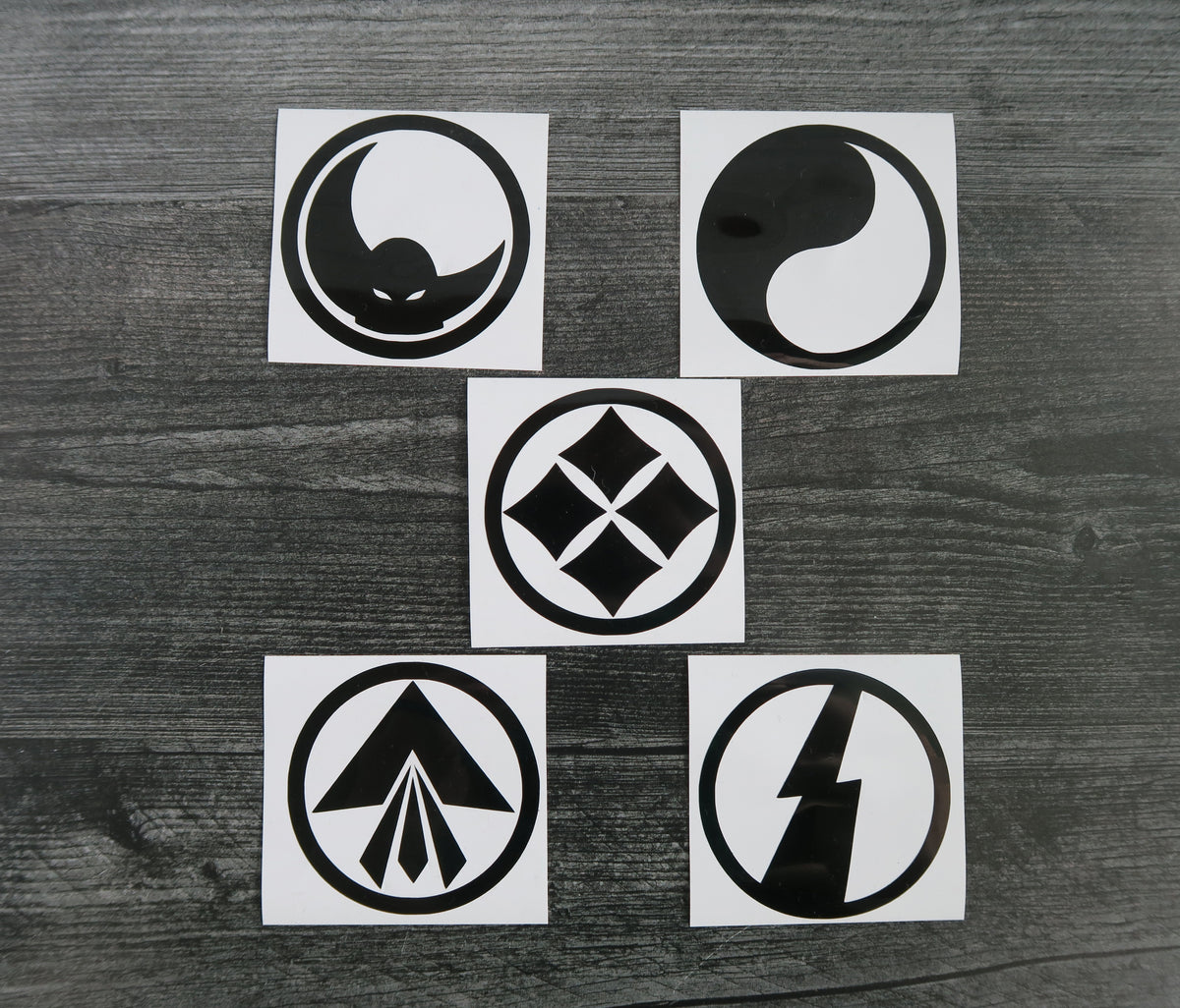 SET of 5 - Ronin Armor - Decals/Stickers – Akiseo